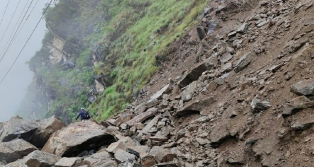 Landslide Blocks Kalakhola Section of Baglung-Baleva on Kaligandaki ...
